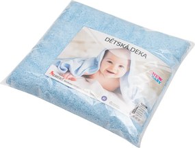 Dětská deka New Baby 90x80 modrá