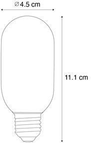 Sada 5 ks E27 Stmívatelná LED zlatá T45 4W 300 lm 2200K