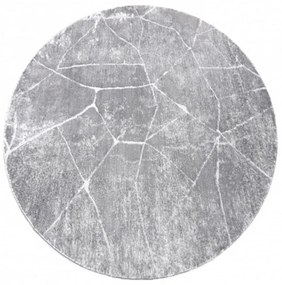 Kusový koberec Mramor šedý kruh 100cm