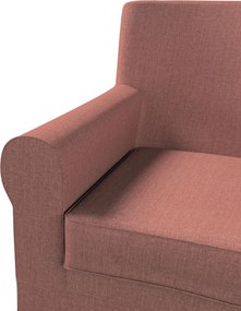 Potah na křeslo IKEA Ektorp Jennylund barva hnědá látka pletený vzor