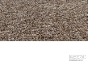 Breno Metrážový koberec ULTRA 47 hnědý, šíře 400 cm, Hnědá