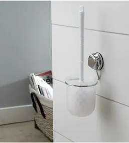 Compactor Bestlock Závěsná WC štětka s přísavkou chromová / bez vrtání