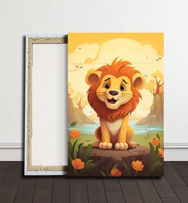 Obraz - Lví hravost v přírodě