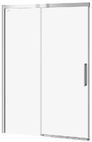 Cersanit Crea - Sprchové dveře 140x200 cm, chrom/čiré sklo S159-008