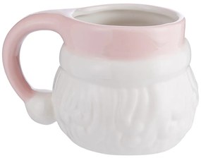 SANTA Hrnek 400 ml - růžová