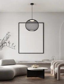 LED černá designová svítilna Kinetic 154