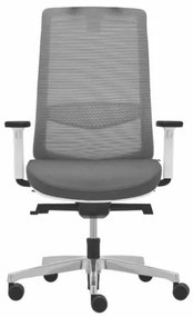 RIM Kancelářská židle VICTORY VI 1401 plast bílý bez područek Mechanika synchronní mechanismus s posuvem a náklonem sedáku Hlavová opěrka bez hlavové opěrky