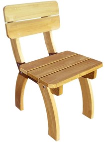 Zahradní židle 2 ks impregnované borové dřevo - Default Title