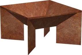 Fokus Zahradní ohniště 50 x 50 x 30 cm, corten CORGARDEN 1016