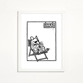 Mária Mérai | Saturejka Mária Mérai | Krysa Rám: Černý, Velikost: 30 x 20 cm