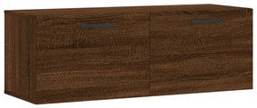 vidaXL Nástěnná skříňka hnědý dub 100x36,5x35 cm kompozitní dřevo