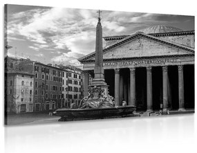 Obraz římská bazilika v černobílém provedení