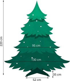 Vánoční stromek Smrk skandinávský 220 cm