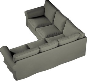 Potah na pohovku IKEA  Ektorp rohová barva šedá látka pletený vzor