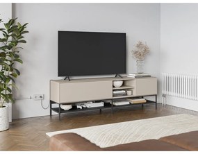 Krémový TV stolek 180x55x35 cm Amira – Marckeric
