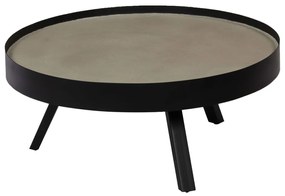 Konferenční stolek s betonovou deskou 74 x 32 cm,  246086