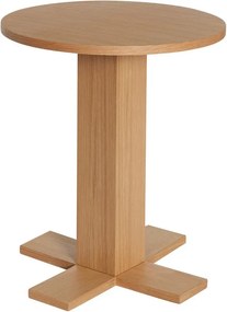 Kulatý odkládací stolek v dekoru dubu ø 45 cm Koohi – Hübsch