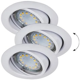 Rabalux 1049 - SADA 3xLED Podhledové svítidlo LITE 3xGU10-LED/3W/230V