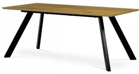 Jídelní stůl 180x90 x75 deska MDF, 3D dekor divoký dub HT-723 OAK