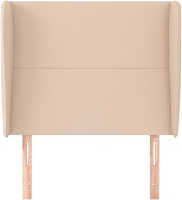 Čelo postele typu ušák cappuccino 103x23x118/128 cm umělá kůže 3117765