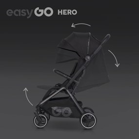 Sportovní kočárek EasyGo Hero Ebony Black
