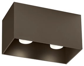 Stropní hranaté svítidlo Box Ceiling 2.0 LED  Stropní hranaté svítidlo Box Ceiling 2.0 LED Barva: Bronzová, Teplota chromatičnosti: 3000 Kelvinů