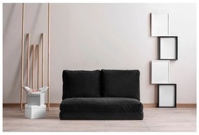 Černá rozkládací pohovka 120 cm Taida – Balcab Home