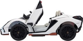 Elektrické autíčko Lamborghini SIAN bílé