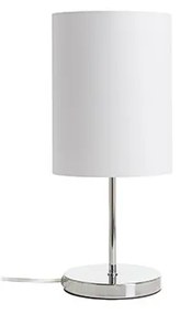 RENDL R14055 NYC/RON stolní lampa, dekorativní Polycotton bílá/chrom