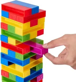 MATTEL Hra UNO Stacko JGT89 / 45 barevných bloků / 2–10 hráčů / od 7 l