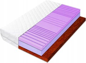 Matrace 160x200 8 cm hr ortopedický kokos 25 cm kokosová ekologická H4