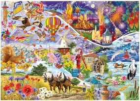 GIBSONS Puzzle Elementární / 1000 dílků / 68 x 49 cm