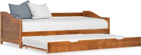 vidaXL Rám vysouvací postele/pohovky borové dřevo 90 x 200 cm [283150] Barva: medová hnědá