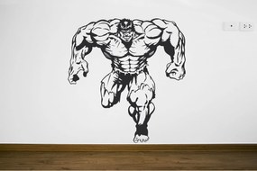 Lepy.cz Samolepka na zeď Hulk Velikost (šířka x výška): l15x122cm, Barevná varianta: Černá