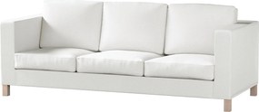 Potah na pohovku IKEA Karlanda 3-místná nerozkládací, krátký barva krémová látka pletený vzor