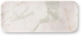 Luxusní bílý mramorový podnos  Marble white - 30*12*1,5cm