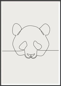 DecoKing - Nástěnný plakát - Sketchline - Panda