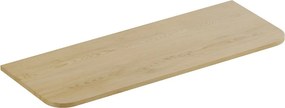 Závěsná skříňka Aster Ovalia Cloud s umyvadlem 120 cm dub cremona/zelená