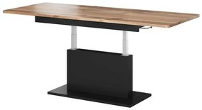HALMAR BUSETTI konferenční stolek dub votan/černý