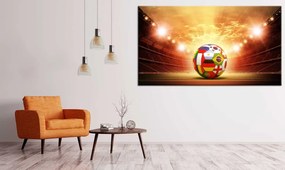Malvis ® Dětský obraz Fotbalový míč Velikost (šířka x výška): 150x80 cm