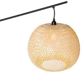 Orientální venkovní stojací lampa bambus IP44 - Rafael