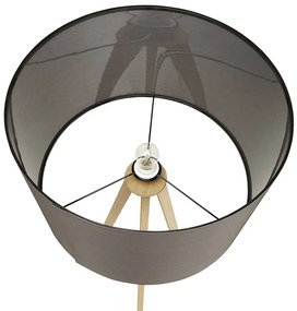 Kokoon Design Stojací lampa Trivet Barva: šedá/přírodní FL00350GRNA