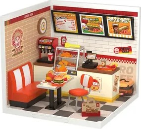 RoboTime Miniatura domečku Restaurace Mňam, mňam burger