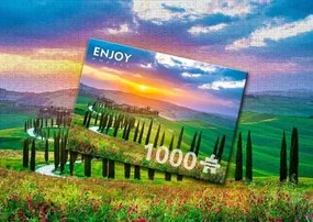 ENJOY Puzzle Toskánský východ slunce / 1000 dílků / od 14 let