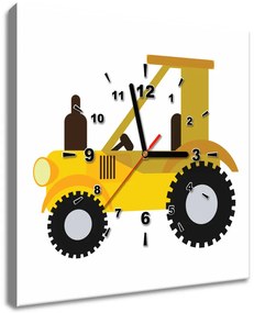 Gario Obraz s hodinami Traktor Rozměry: 30 x 30 cm