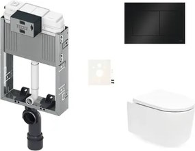 Závěsný wc set k zazdění SAT SIKOTZREX72BL