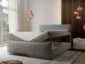 MSL Kontinentální čalouněná postel MONTY (160 x 200 cm) Barva látky: POSO 27