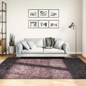 Koberec pratelný 160 x 230 cm antracitový 337955