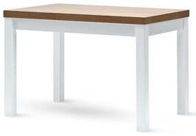 Stima Stůl MULTI CHOICE Rozměr: 140x80 + 40 cm, Odstín: Beton Tmavý / Bílá podnož
