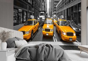 Fototapeta, Newyorské taxíky - 350x245 cm